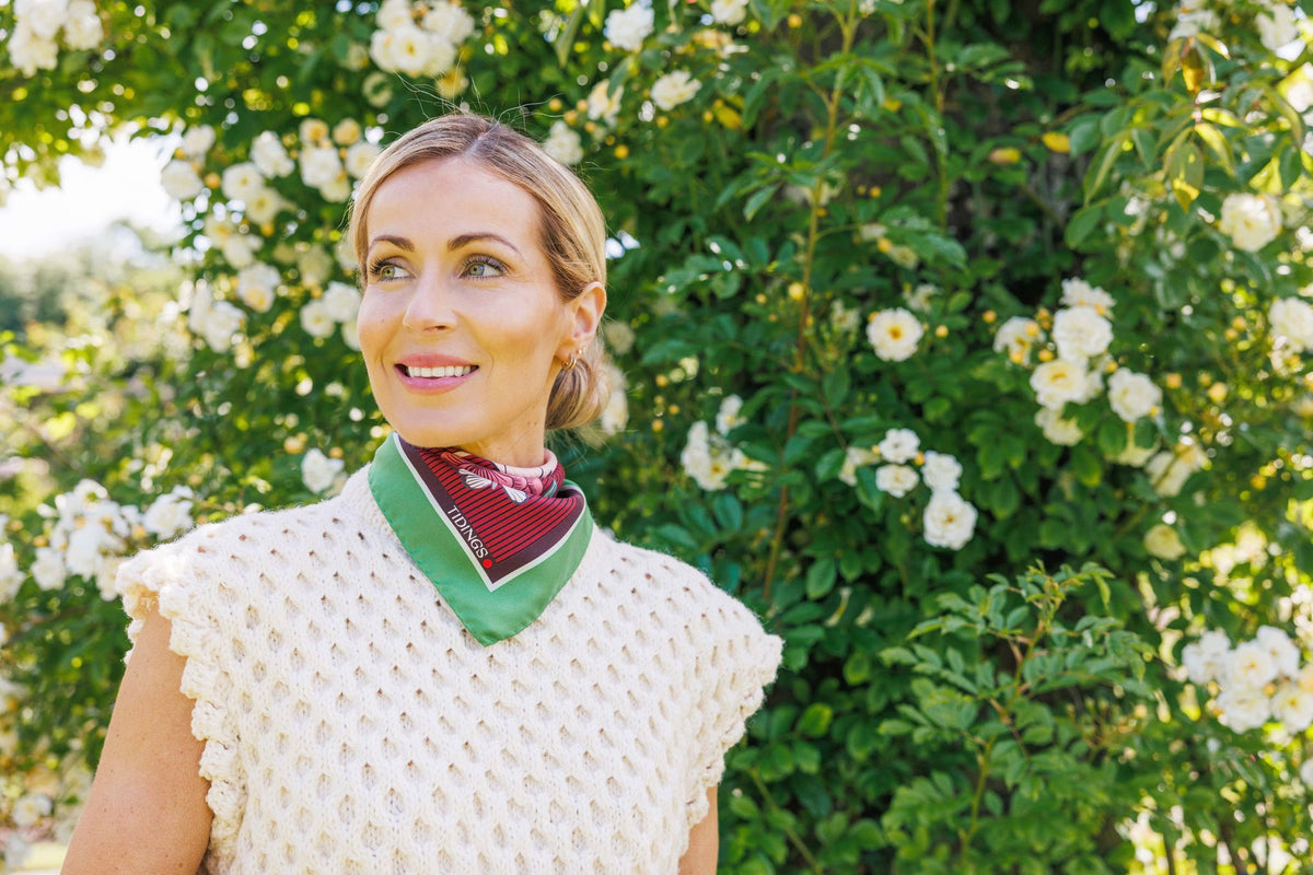 Dromoland Castles Ethel Rose Pocketsquare/Neckerchief – Dromoland ...